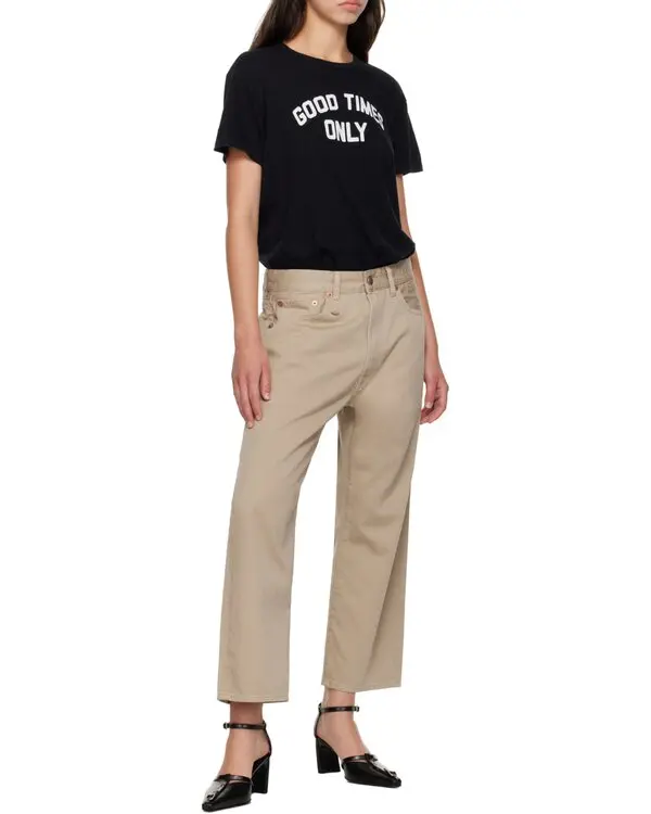 R13 Cotton Jeans With Belt Loops