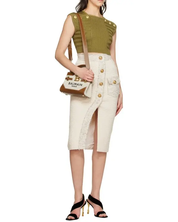 Balmain B-buzz 22 Top Handle Bag