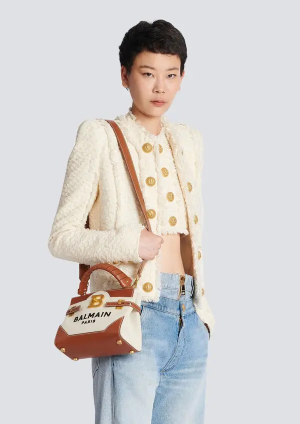 Balmain B-buzz 22 Top Handle Bag