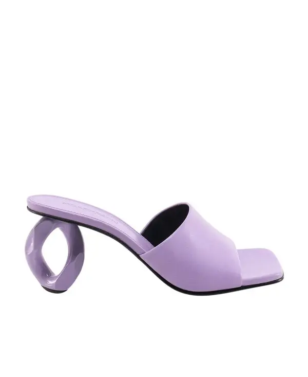 J.W.ANDERSON Logo Square-toe High-heeled Sandals
