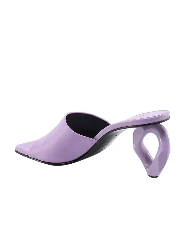 J.W.ANDERSON Logo Square-toe High-heeled Sandals
