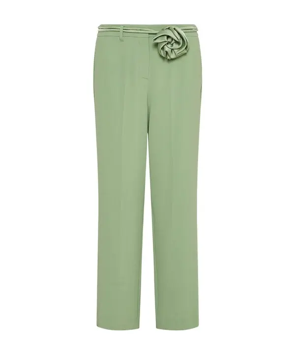 Marella Belted Floral Detail Trousers