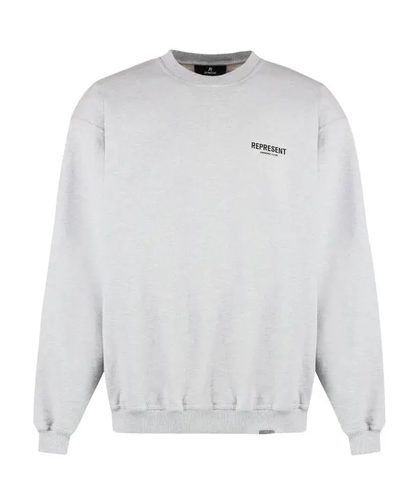 REPRESENT Owners' Club Crew Neck Sweater - Grey