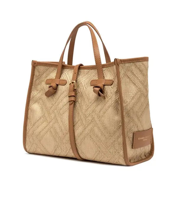 GIANNI CHIARINI Marcella 32 Tote Bag - Nude