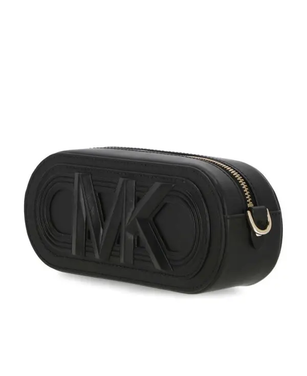 Michael Kors Mk Logo Zipped Clutch