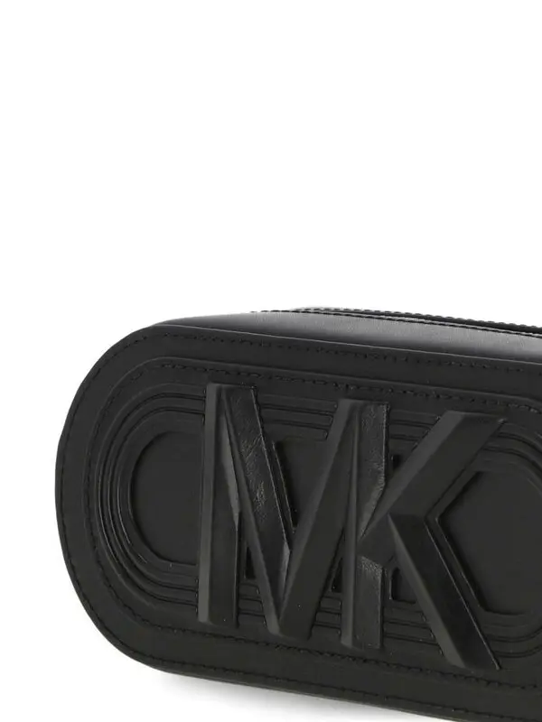 Michael Kors Mk Logo Zipped Clutch