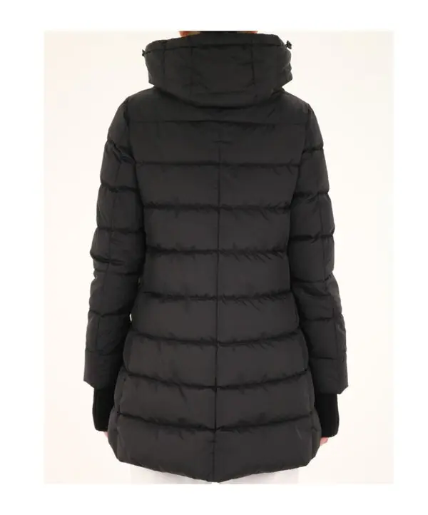 Herno Quilted Down Jacket With Hood - Black
