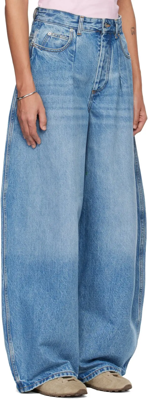 Jacquemus Ovalo De-nîmes Curved Leg Jeans