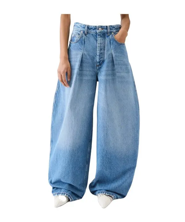 Jacquemus Ovalo De-nîmes Curved Leg Jeans