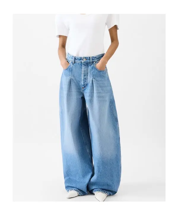 Jacquemus Ovalo De-nîmes Curved Leg Jeans