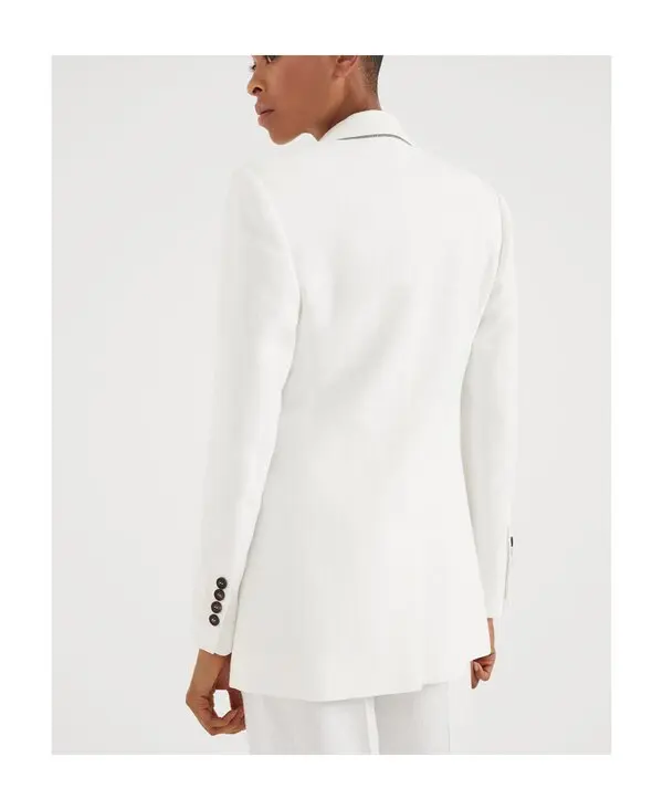 Brunello Cucinelli Single-breasted Blazer With Sharp Lapels