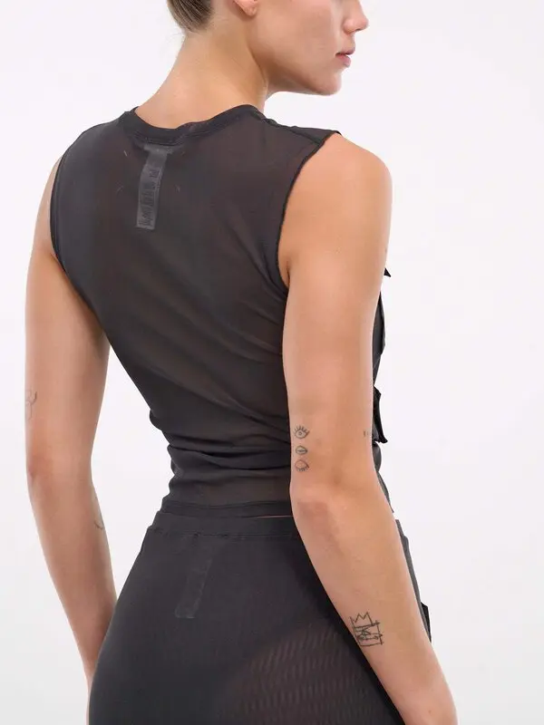 Acne Studios Sleeveless Mesh Pocketed Top