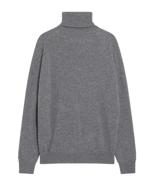 Gucci Turtleneck Knitted Jumper With Chest Logo