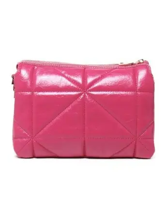 Moschino Love Logo Plaque Chain Linked Crossbody Bag