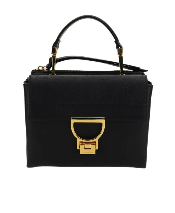 COCCINELLE Arlettis Foldover Top Handbag - Black
