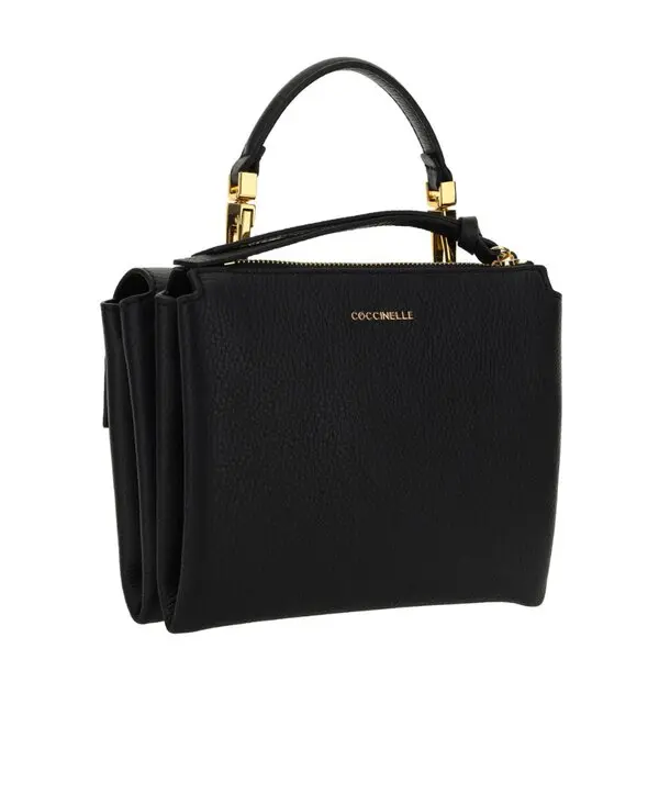 COCCINELLE Arlettis Foldover Top Handbag - Black