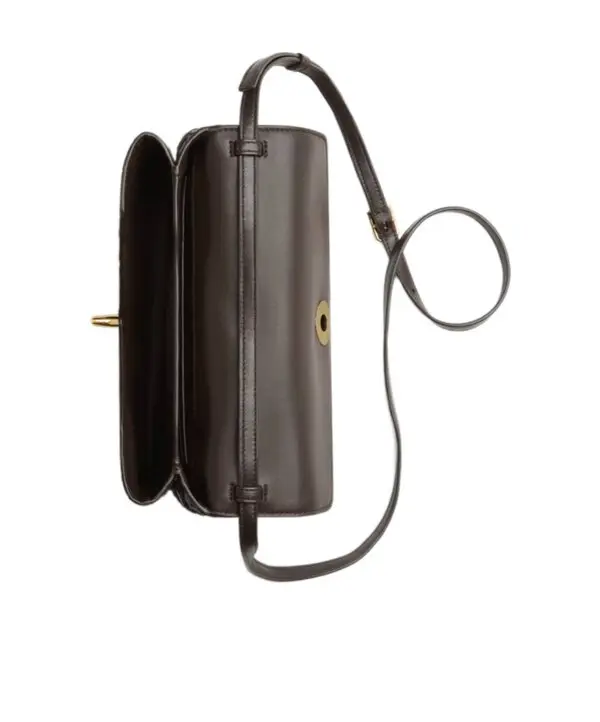 Bottega Veneta Intrecciato Knot Lock Crossbody Bag - Fudge Color