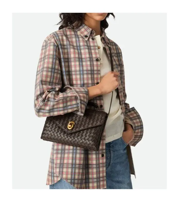 Bottega Veneta Intrecciato Knot Lock Crossbody Bag - Soft Candy
