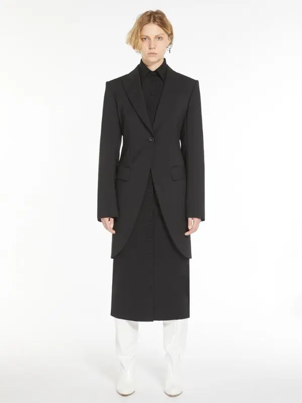 Sportmax Long Wool Suit Coat