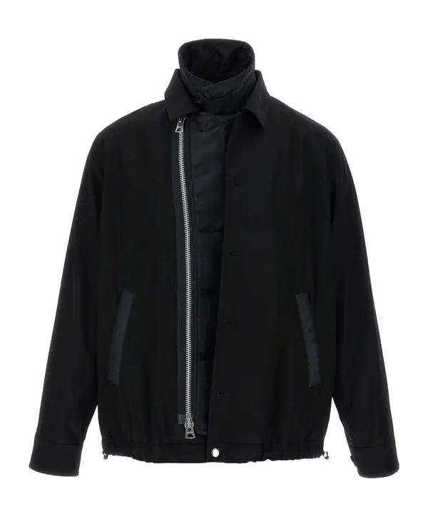 Sacai Long Sleeve Layered Jacket