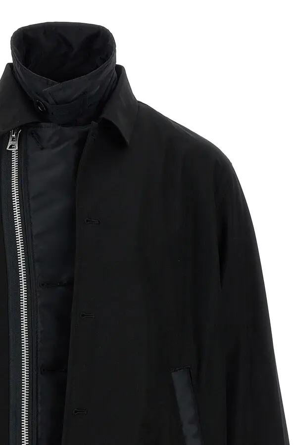 Sacai Long Sleeve Layered Jacket