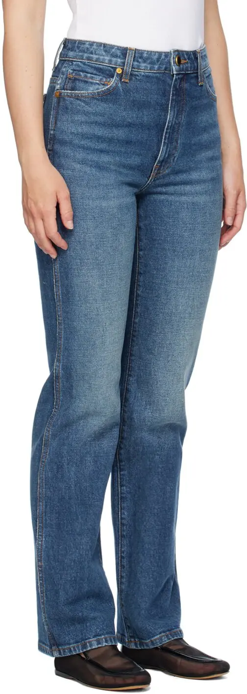 Khaite High-waist Five-pocket Jeans