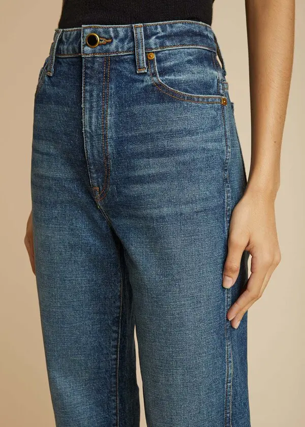 Khaite High-waist Five-pocket Jeans