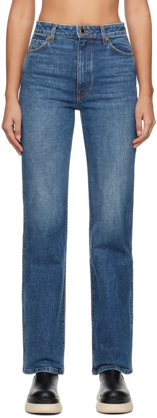 Khaite High-waist Five-pocket Jeans