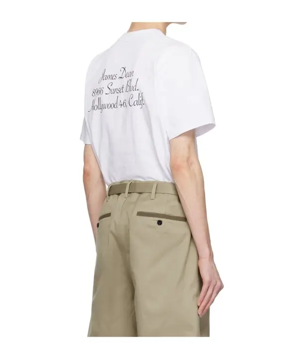 Sacai James Dean Graphic Printed Crewneck T-shirt