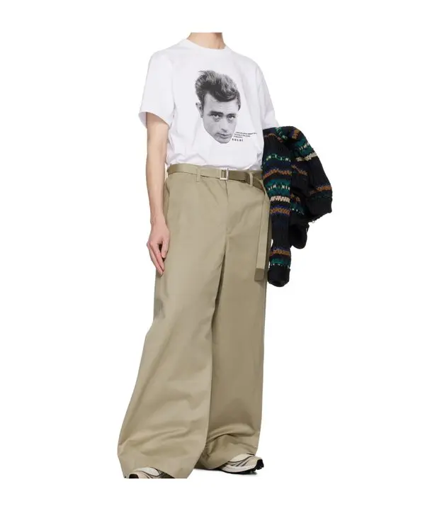 Sacai James Dean Graphic Printed Crewneck T-shirt