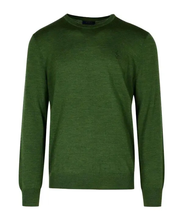 Polo Ralph Lauren Embroidered Crewneck Jumper - Green