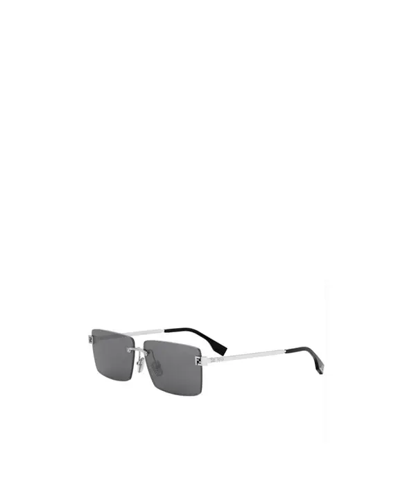Fendi Rectangle Frame Sunglasses - Gray