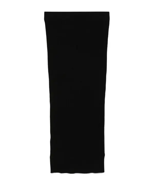 P.a.r.o.s.h Ribbed-knit Midi Skirt