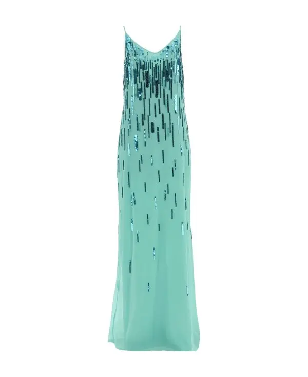 Amen Embellished V-neck Maxi Dress