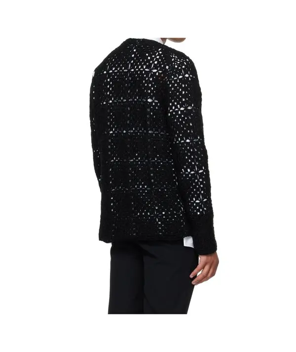 Comme Des Garçons Crochet Long Sleeve Sweater