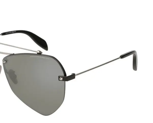 Alexander McQueen Aviator Sunglasses With Logo Detail