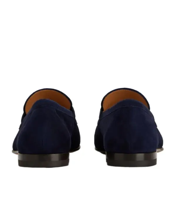 TOD'S Slip-on Loafers With Letter Print - Blue