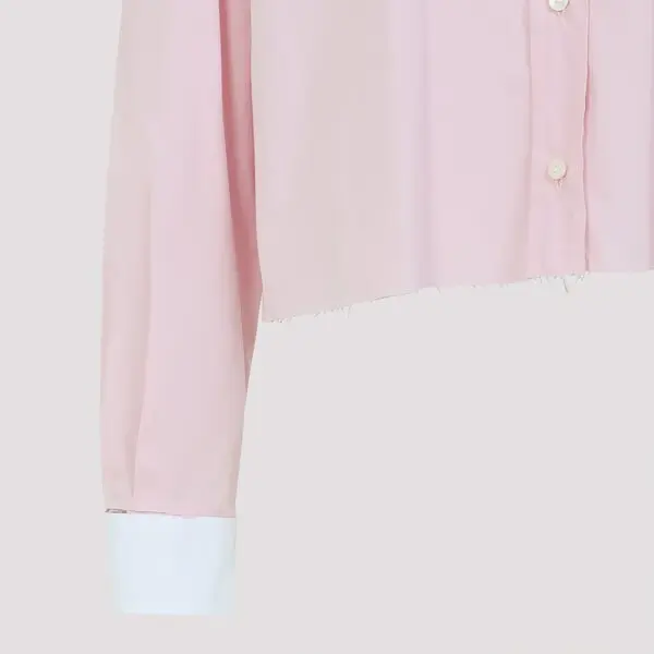 Miu Miu Poplin Shirt With Classic Collar
