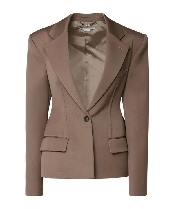 Stella McCartney Single-breasted Blazer - Beige