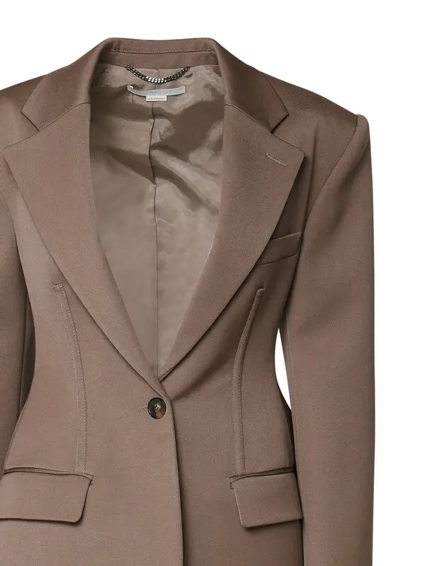 Stella McCartney Single-breasted Blazer - Beige