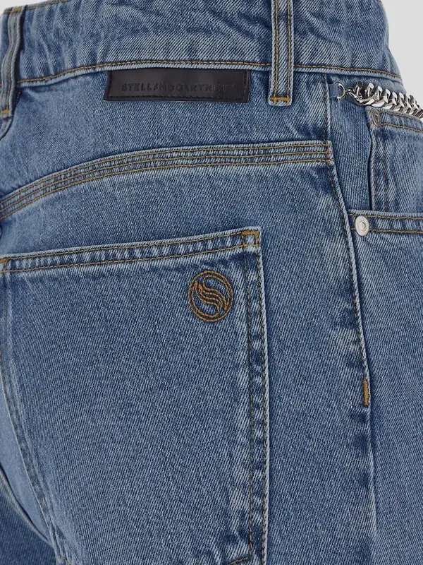 Stella McCartney Flared Jeans With Chain Detail