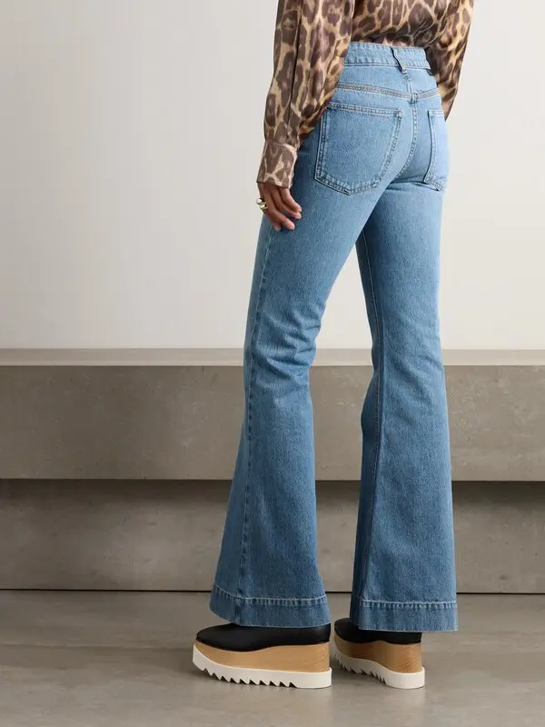Stella McCartney Flared Jeans With Chain Detail