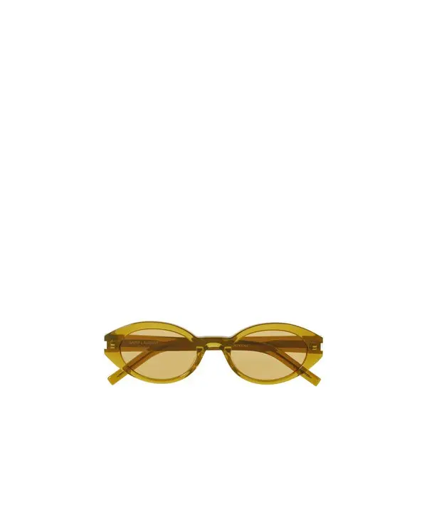 Saint Laurent Oval Sunglasses - Brown