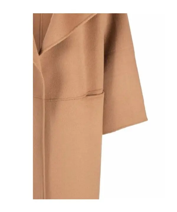 TOTEME Oversized Draped Coat - Camel