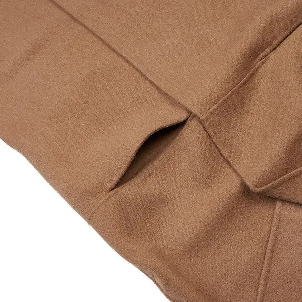 TOTEME Oversized Draped Coat - Camel