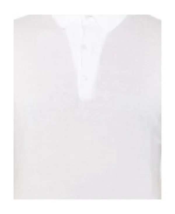 John Smedley Adrian Classic Polo Shirt - White