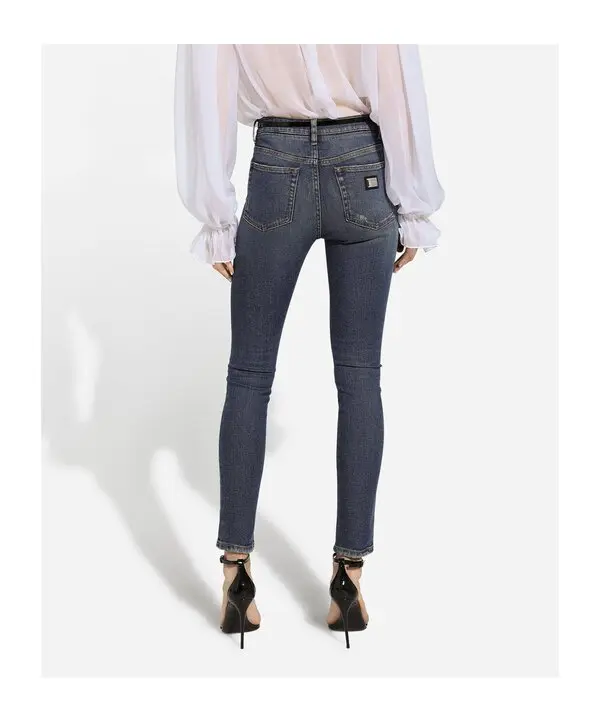 Dolce & Gabbana Distressed Skinny Jeans
