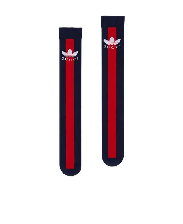 Gucci X Adidas Logo Socks - Black