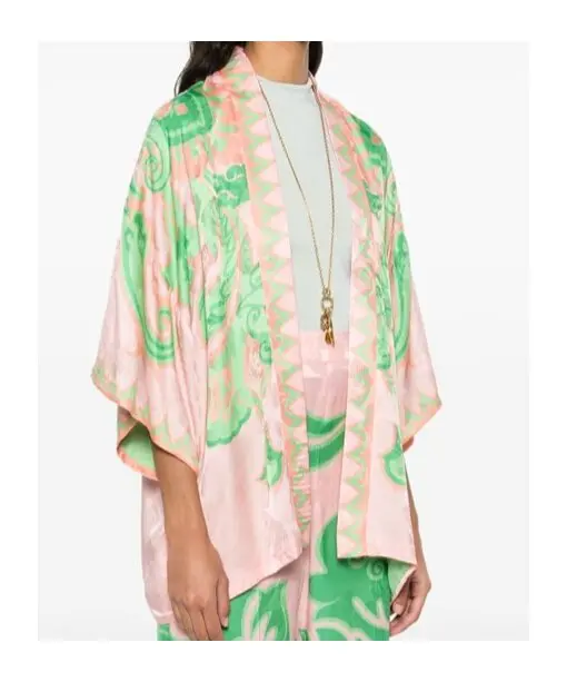 Etro Printed Paisley Shawl Jacket - Green