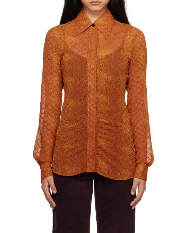 Victoria Beckham Fitted Long Sleeve Shirt